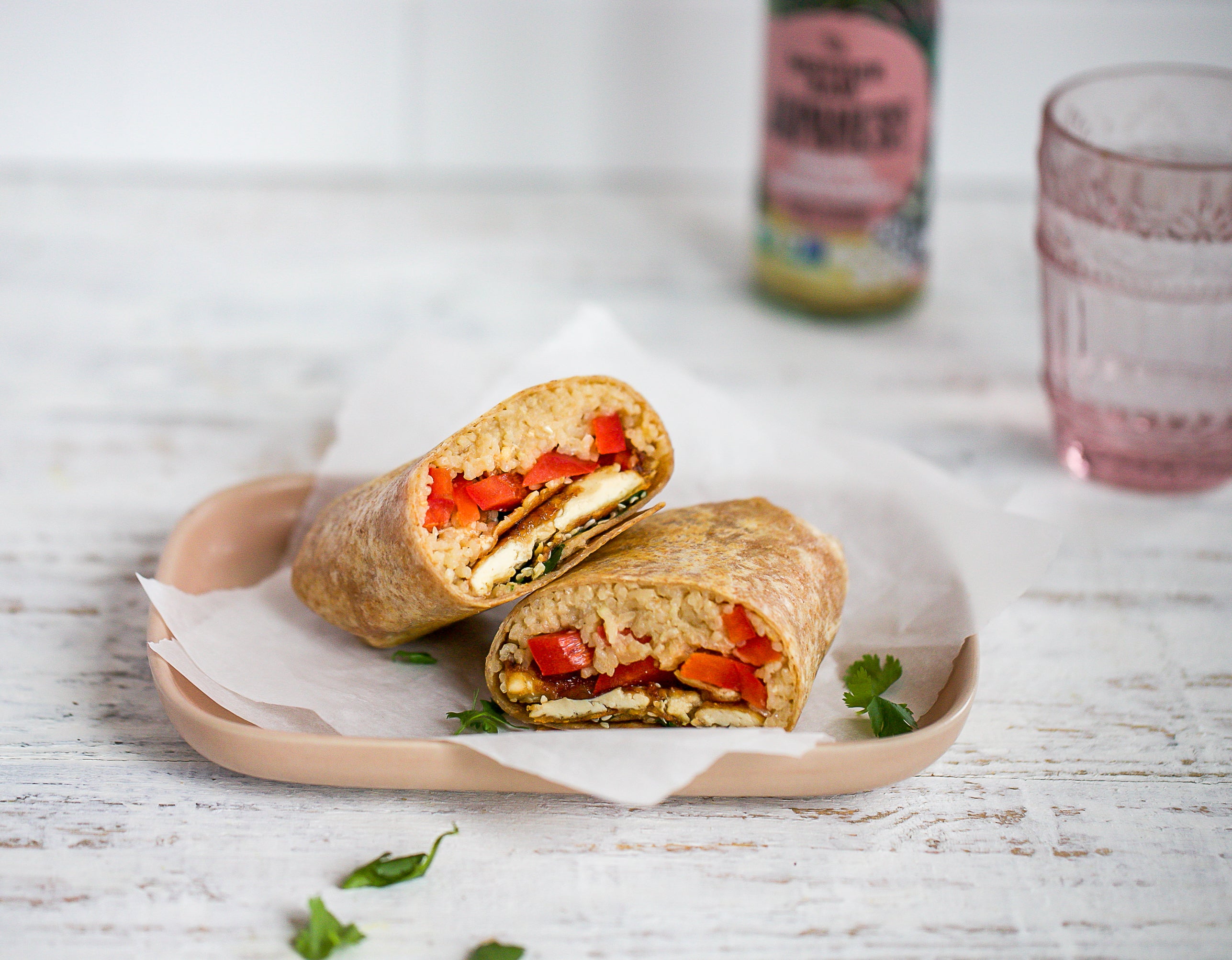 Japanese Tofu and Rice Burritos – Mother Raw